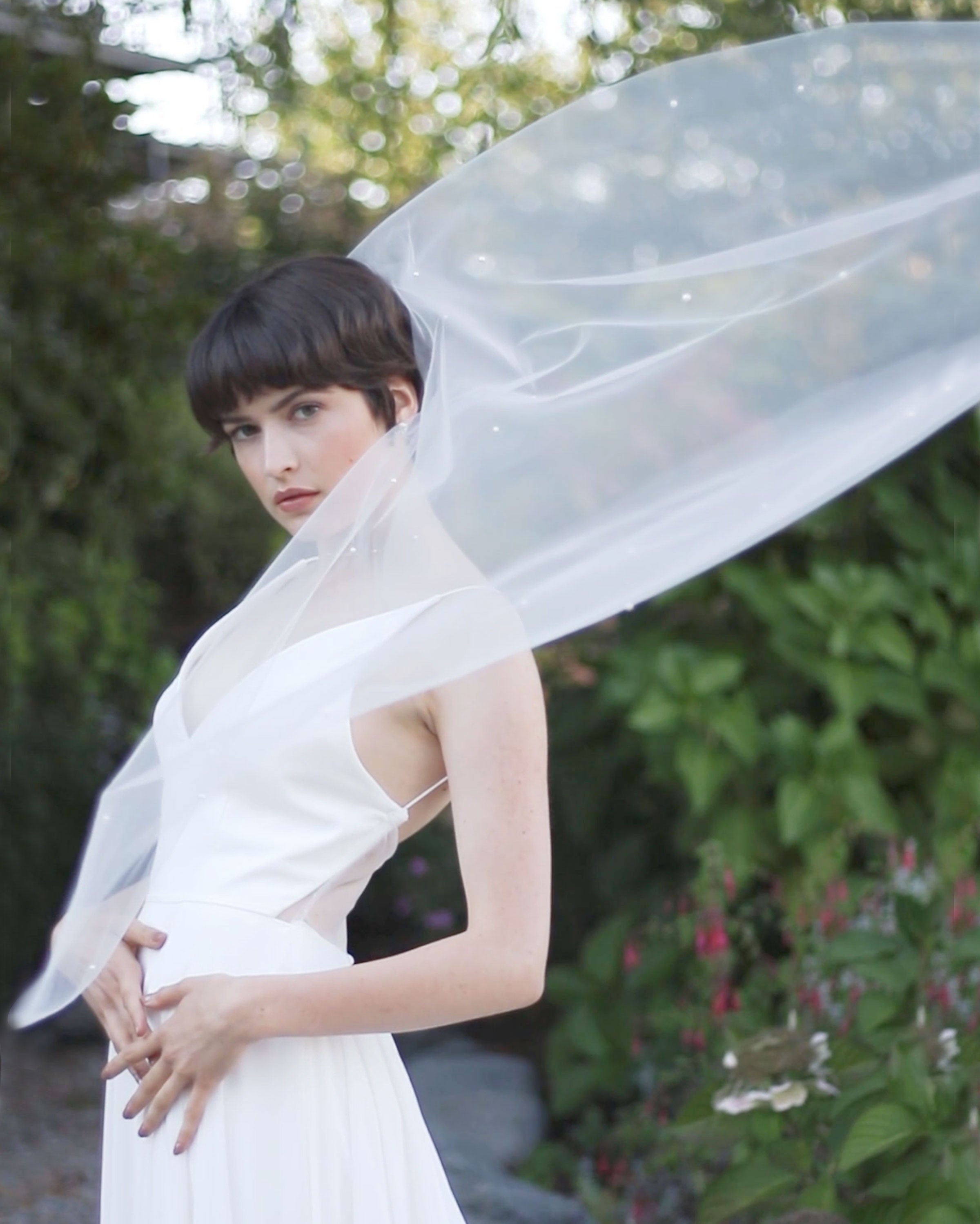 Iris Pearl Veil – Atelier Elise