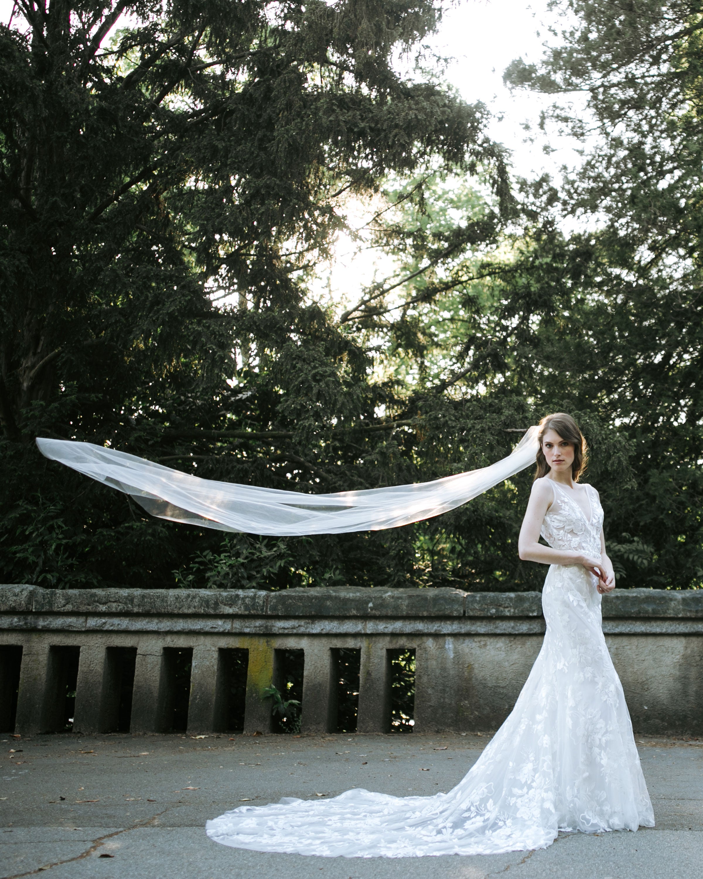 Lily Single Layer Chapel Veil – Atelier Elise